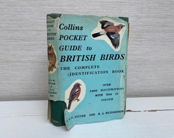 British Birds Book, Collins Pocket Guide to Nests and Eggs by R S R ...