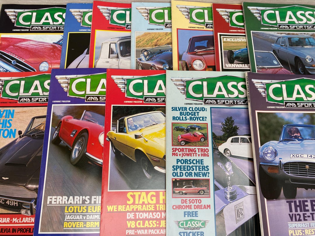 Classic and Sportscar Vintage Magazines 1980s A Haymarket Publication ...