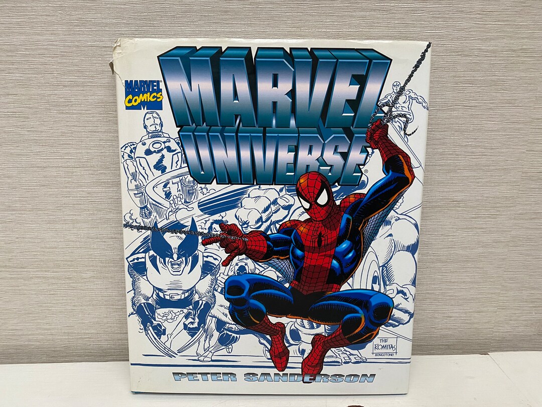 Marvel Universe by Peter Sanderson 1996 First Edition Hardback Book ...