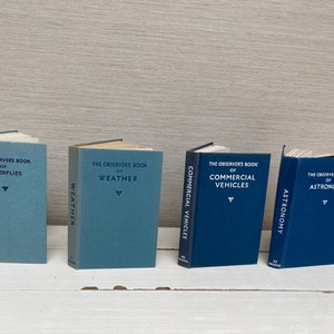 Vintage Observer Pocket Books / Reference Books No Dustcovers - Various ...