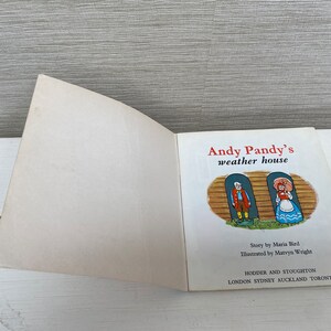 Andy Pandy's Weather House by Maria Bird Illustrated by Marvin Wright ...