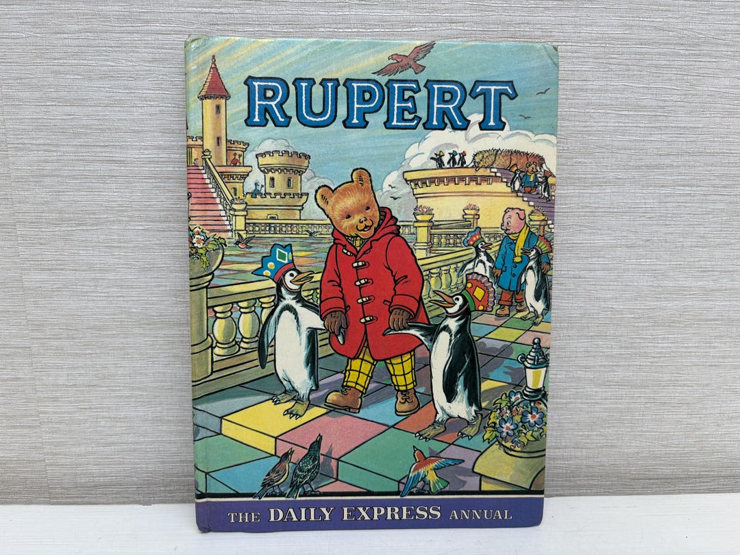 1977 Rupert Hardback Book Vintage Children's Annual - the Daily Express ...