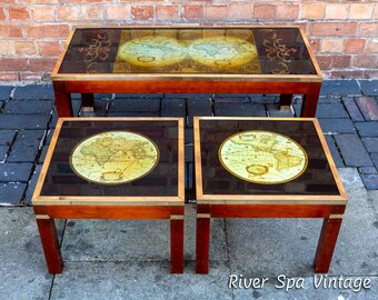Coffee Table World Map - Etsy UK