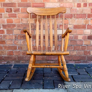 Bent Bros Rocking Chair Windsor Chair MCM Hitchcock Chair Mid Century ...