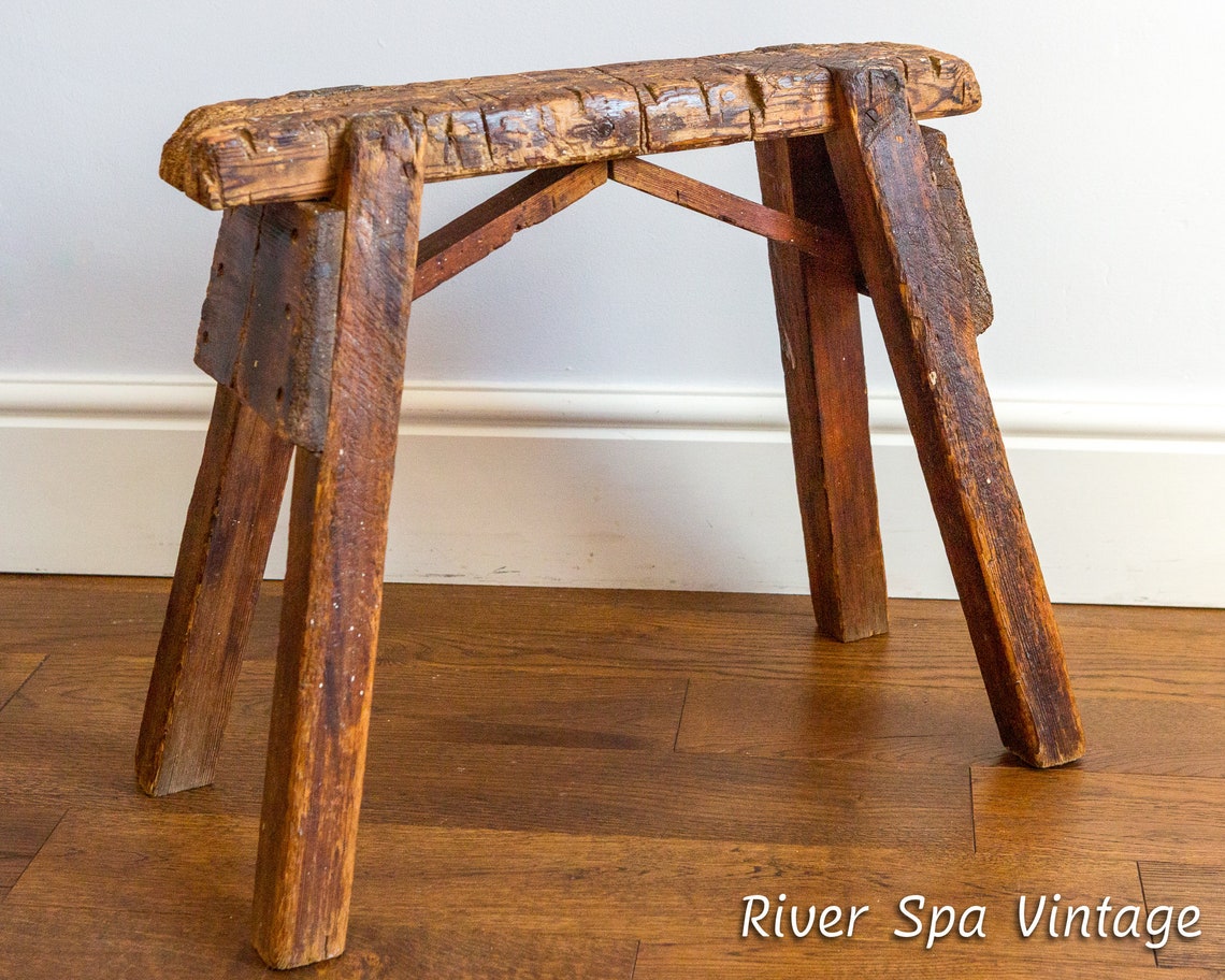 Vintage Rustic Industrial Decorative Sawhorse Carpenter's - Etsy