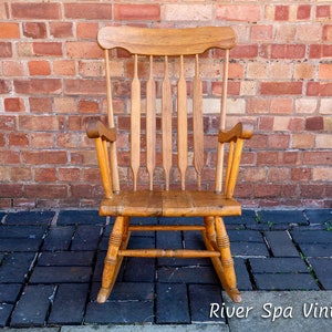 Bent Bros Rocking Chair Windsor Chair MCM Hitchcock Chair Mid Century ...