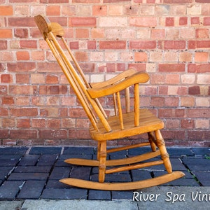 Bent Bros Rocking Chair Windsor Chair MCM Hitchcock Chair Mid Century ...