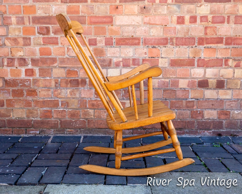Bent Bros Rocking Chair Windsor Chair MCM Hitchcock Chair Mid Century ...