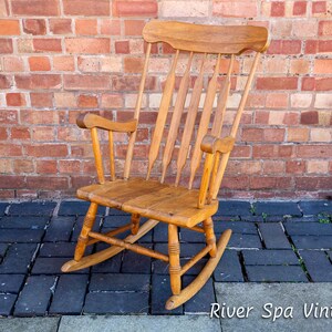 Bent Bros Rocking Chair Windsor Chair MCM Hitchcock Chair Mid Century ...
