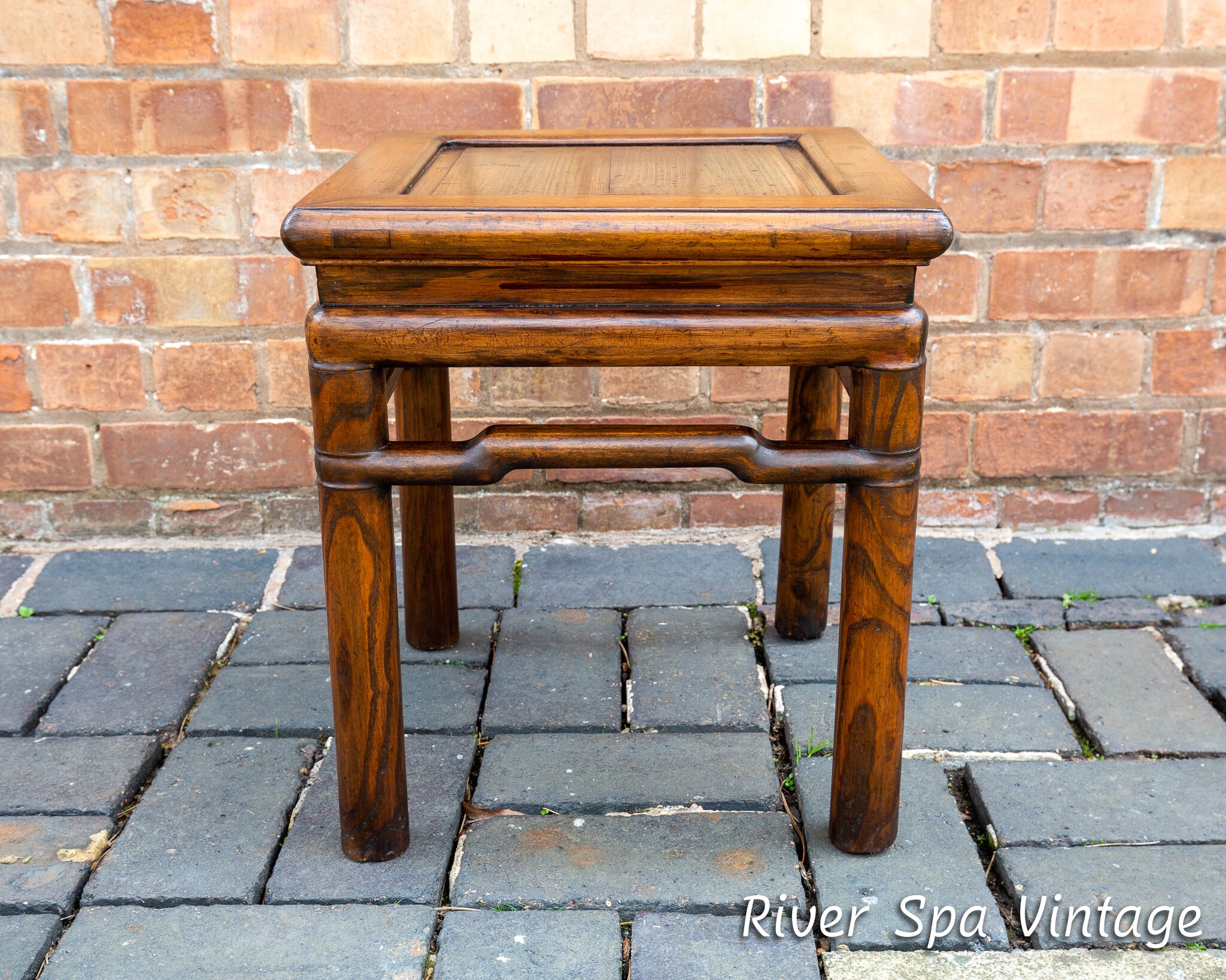 Antique Chinese Square Table Humpback Shanxi Province Lamp Table 1900 ...