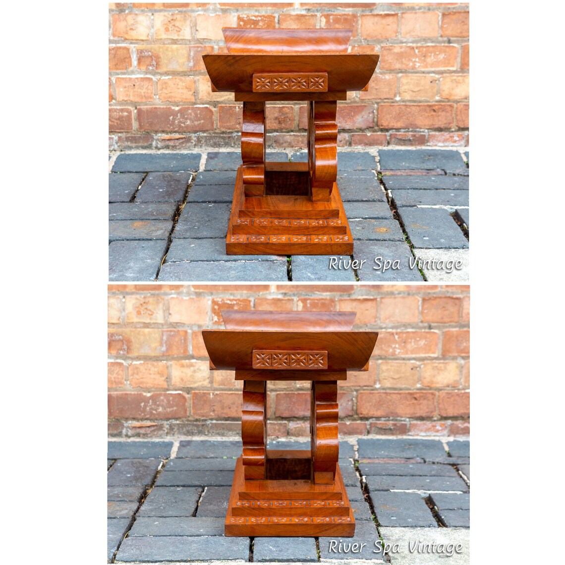 African Tribal Stool Royal Collection Queen Elizabeth Ghana 1960s Mid ...