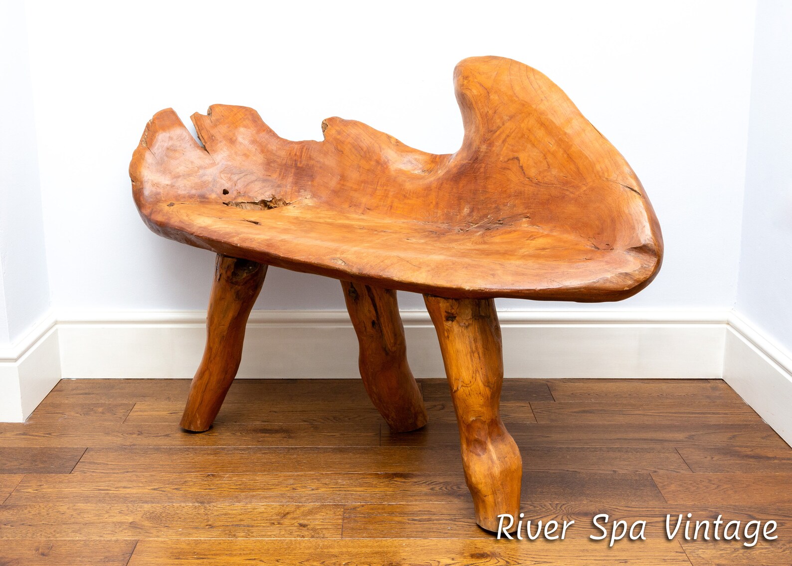 Magnificent Teak Root Bench Sculptural Natural Outdoors Interior ...