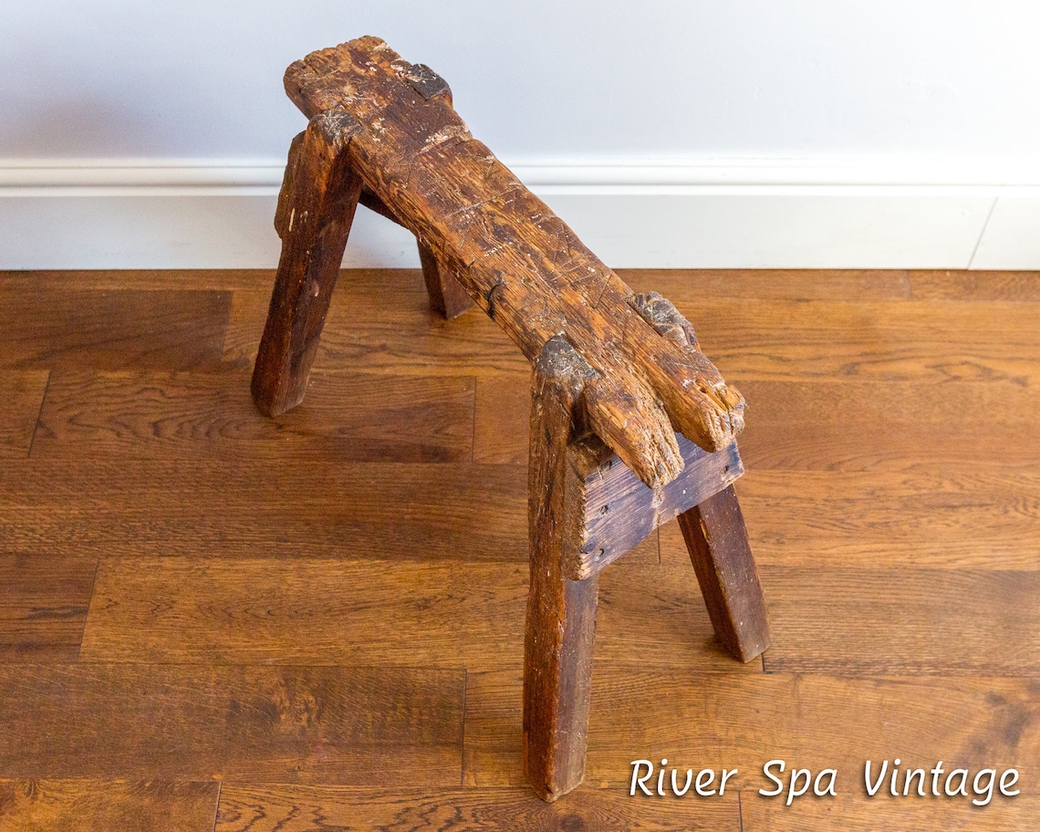 Vintage Rustic Industrial Decorative Sawhorse Carpenter's | Etsy