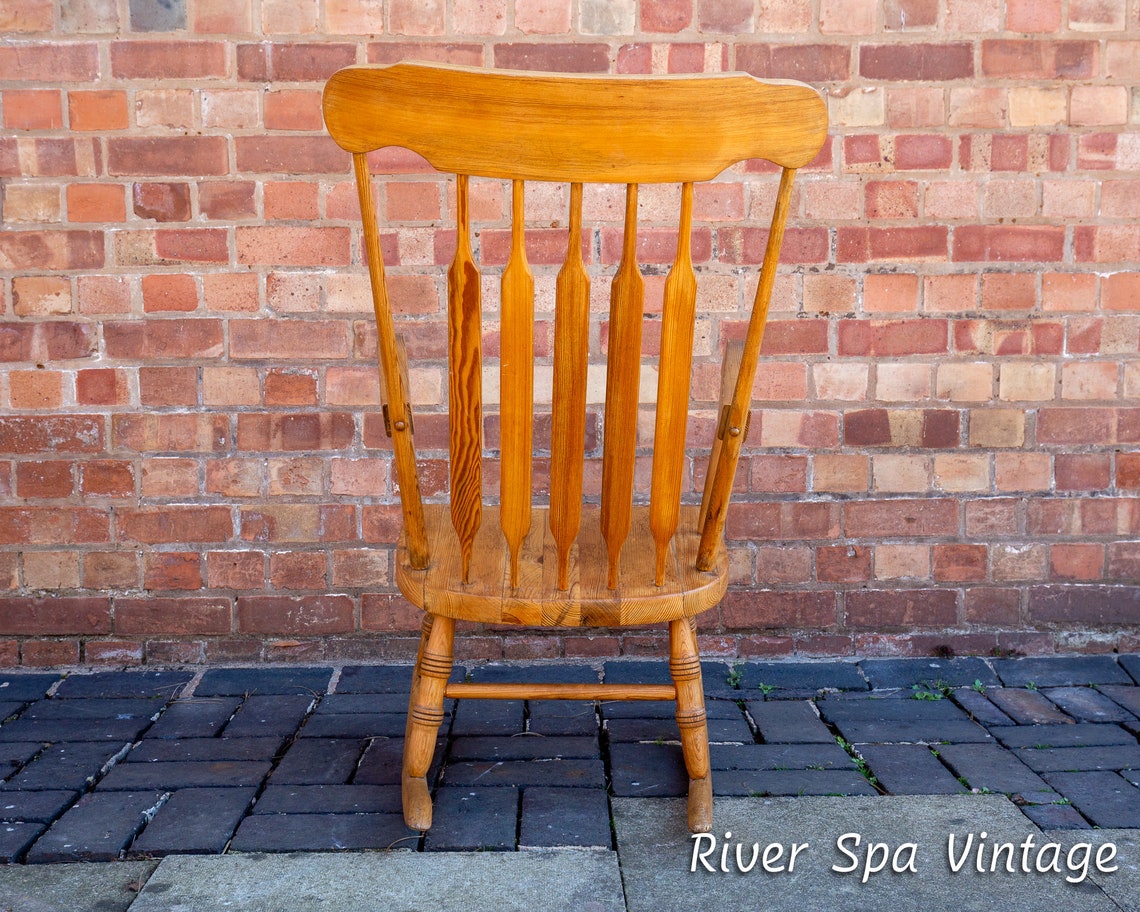 Bent Bros Rocking Chair Windsor Chair MCM Hitchcock Chair Mid Century ...
