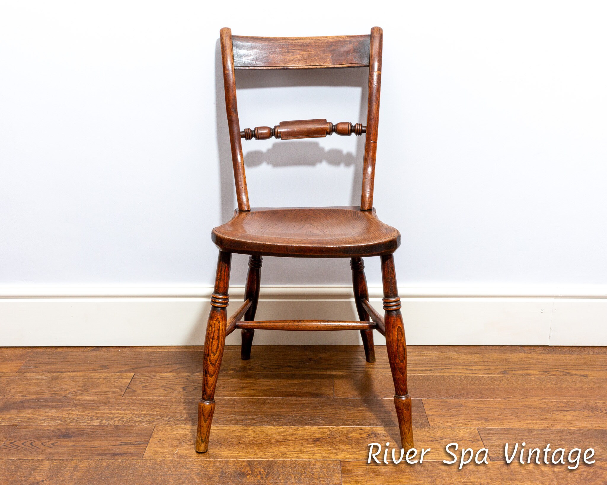 19th Century Tiger Oak Scroll Back Windsor Chair Oxford Bar - Etsy España