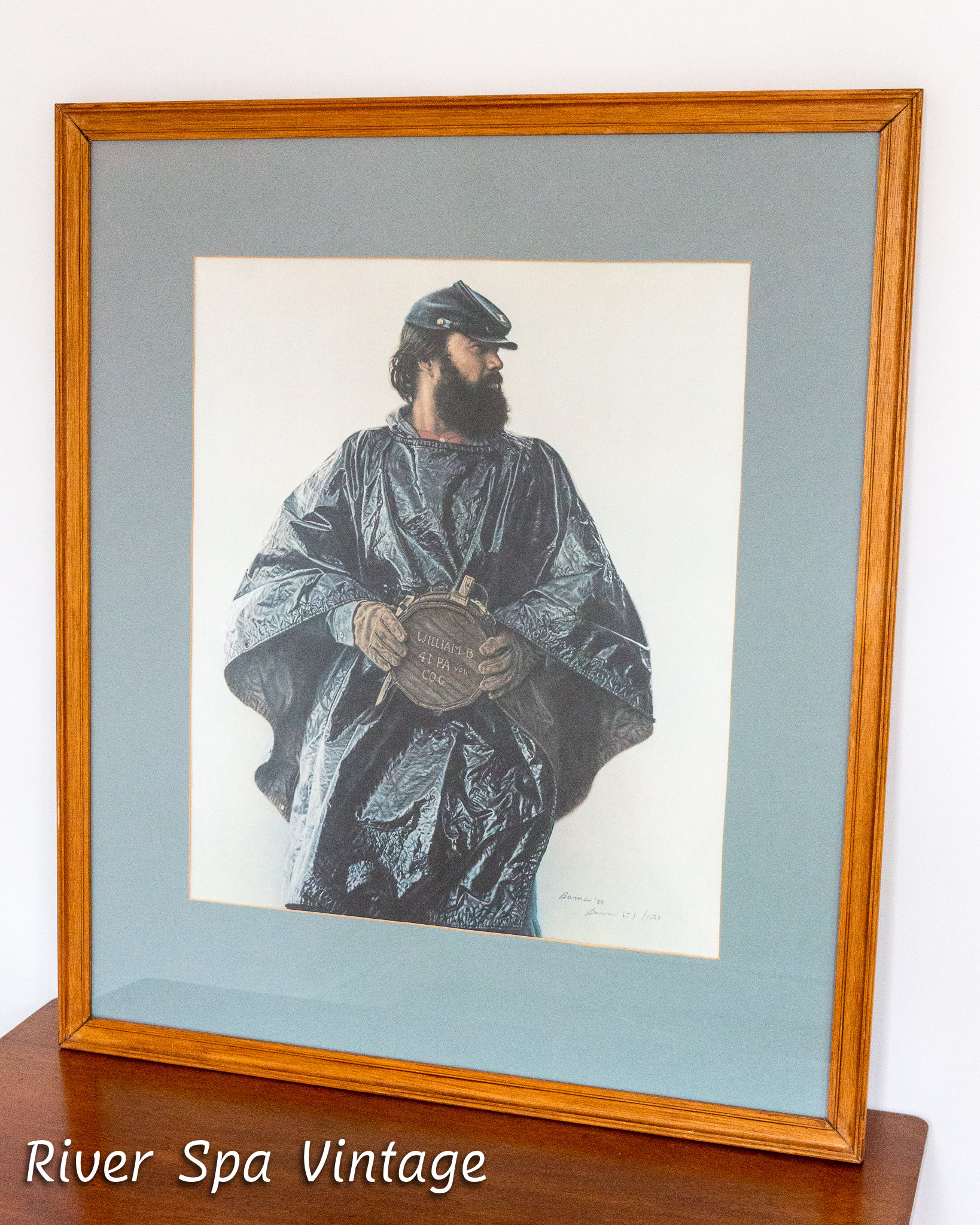Signed Limited Edition James Bama Painting the Volunteer 1988 American ...