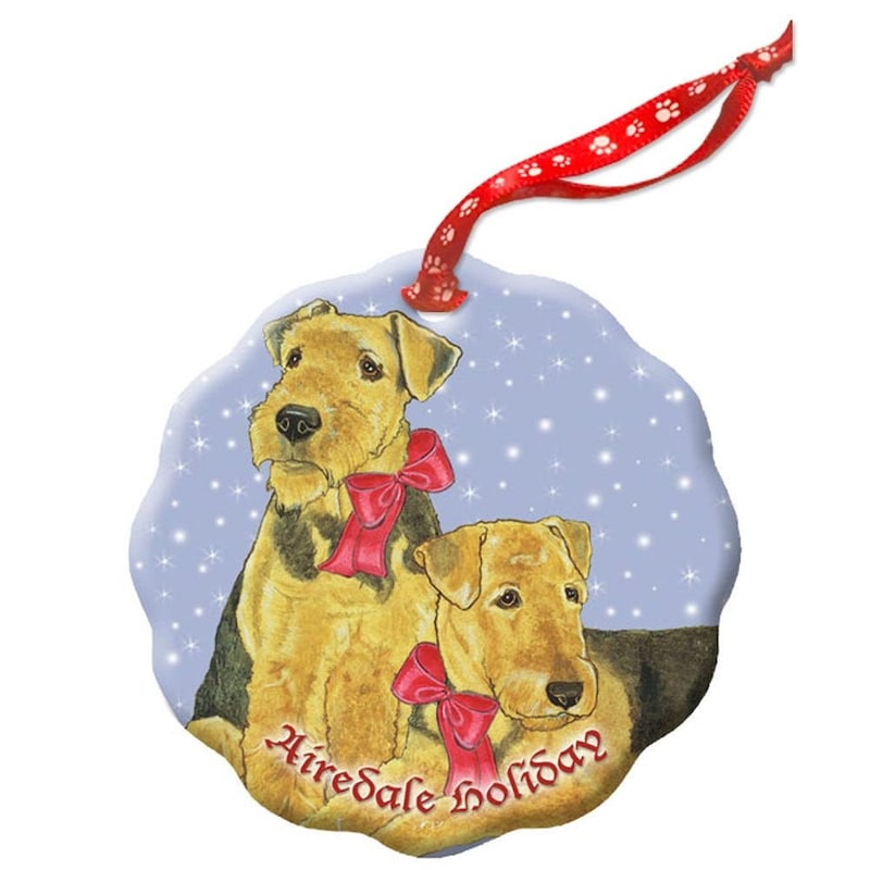 Airedales Porcelain - Etsy