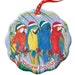 Macaw Parrot Holiday Porcelain Christmas Tree Ornament Double-sided ...