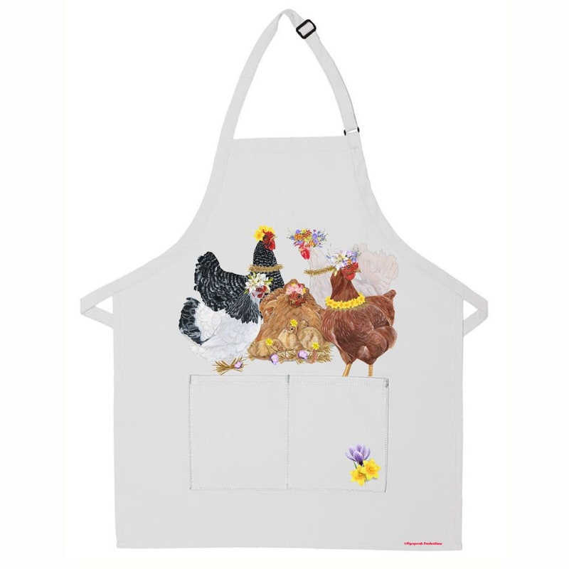 Chicken Kitchen Apron - Etsy