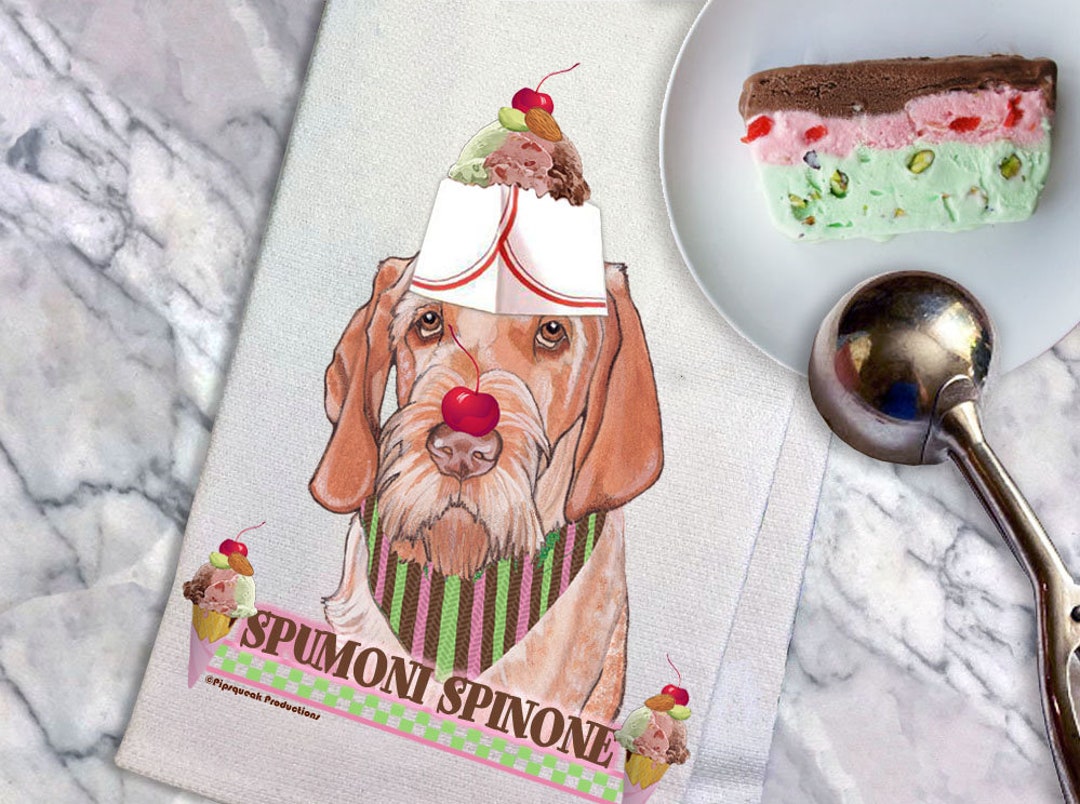 Decorative Italian Spinone Dog Spumoni Spinone Ice Cream - Etsy