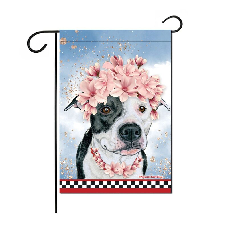Pit Bull Garden Flag - Etsy
