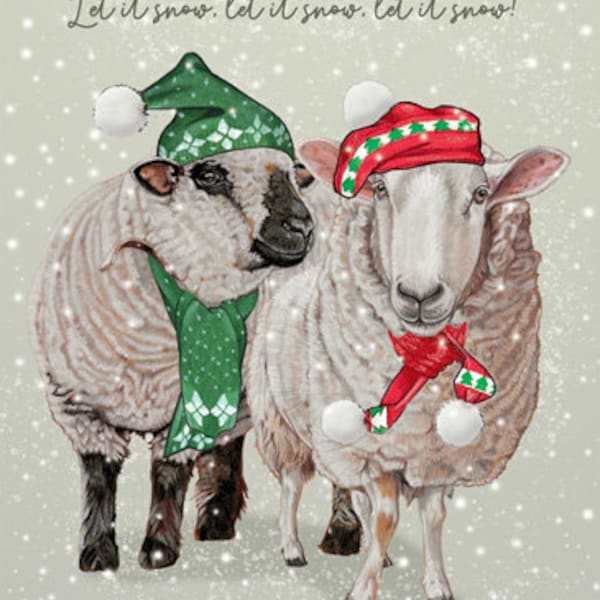 Christmas Sheep - Etsy