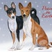 Basenji Christmas Cards Set of 10 Cards & 10 Envelopes - Etsy