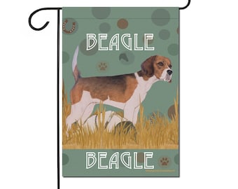 Beagle Garden Flag - Etsy