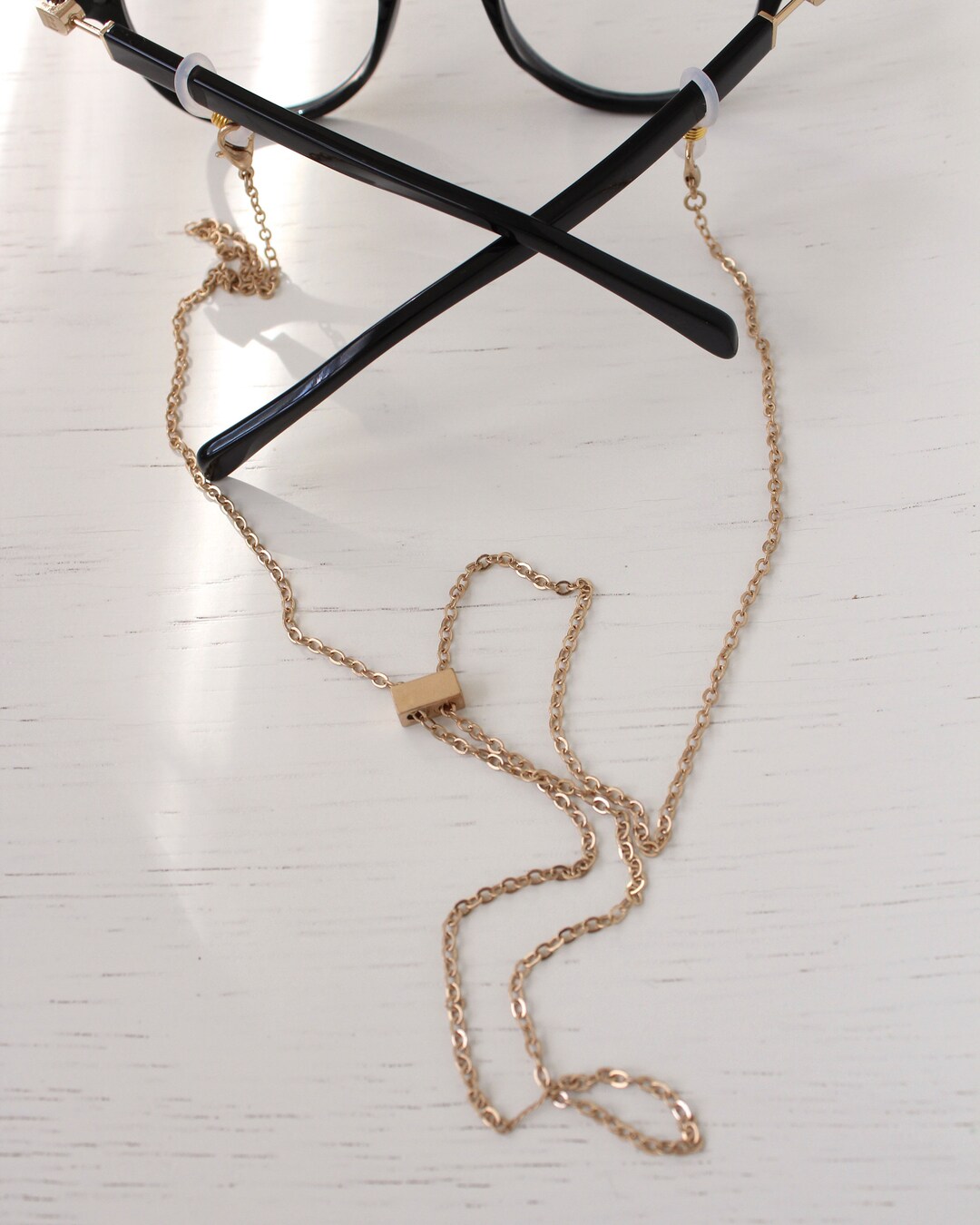 Gold Dainty Sunglasses Chain. Gold Mask Chain. Glasses Chain Necklace ...