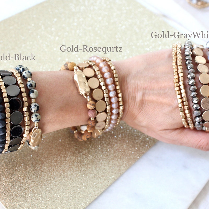 Multi Layer Bracelet - Etsy