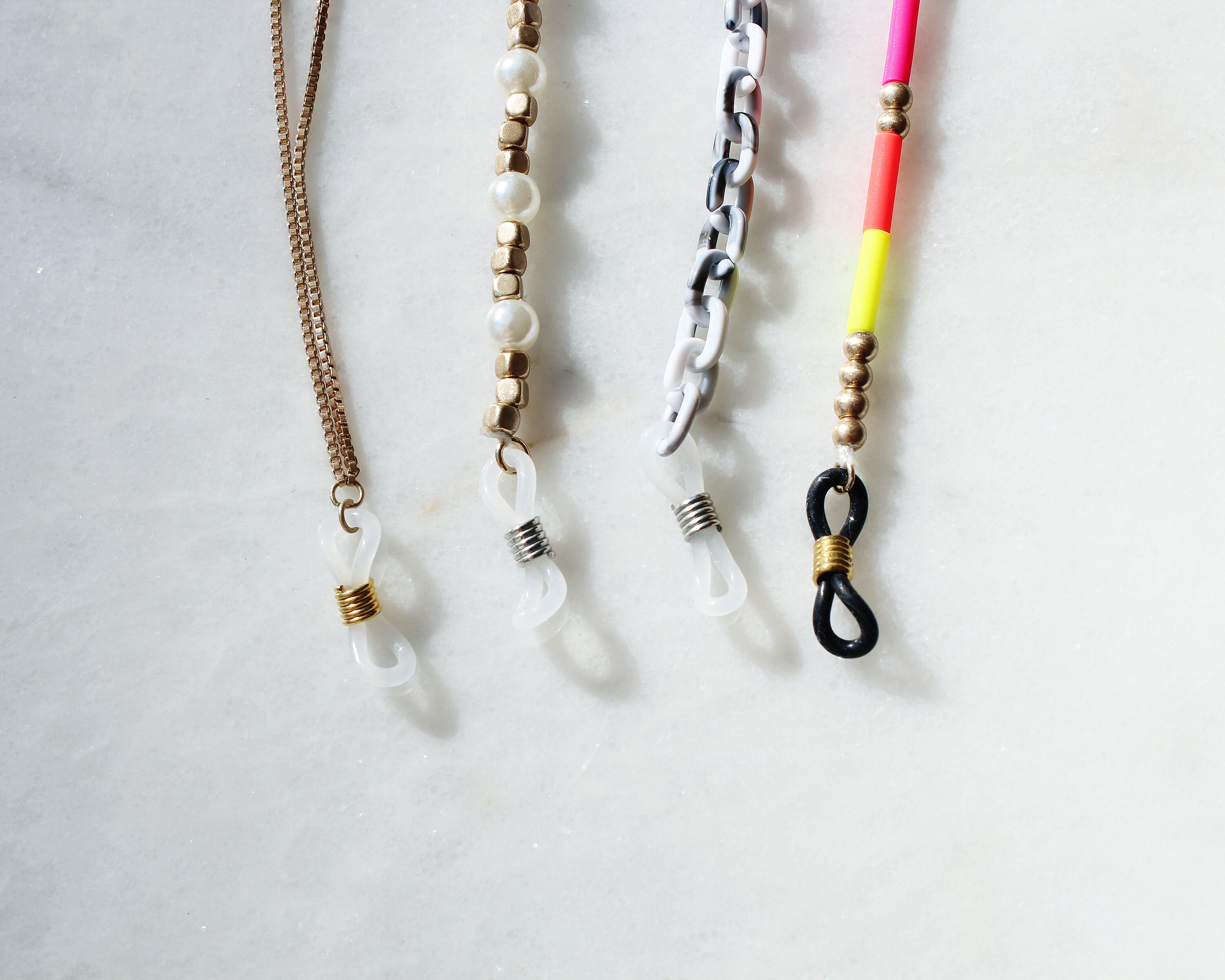 Gold Paperclip Glasses Chain. Simple Link Mask Chain. Gold - Etsy