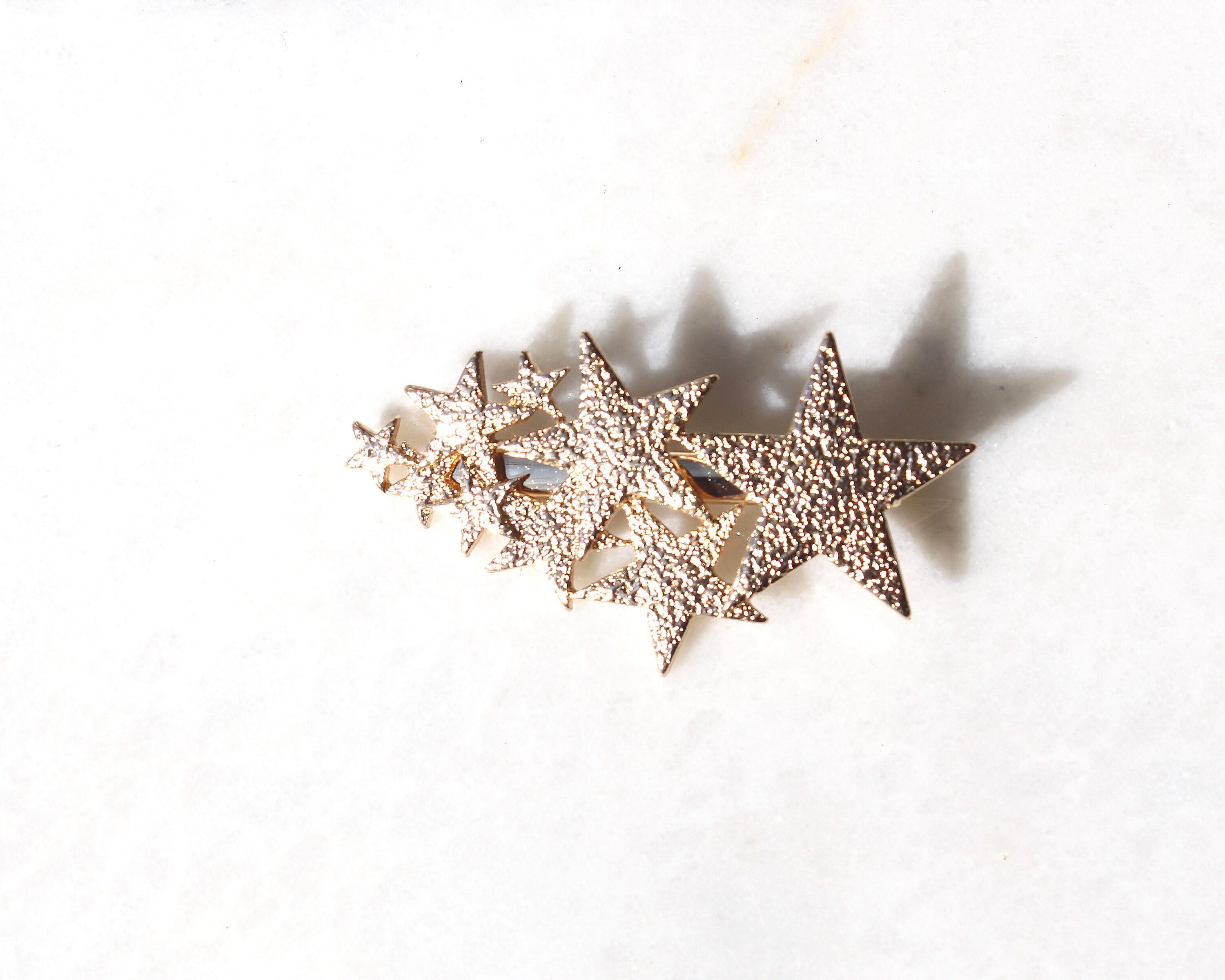 Gold Star Cluster Hair Clip, Celestial Hair Pin - Etsy