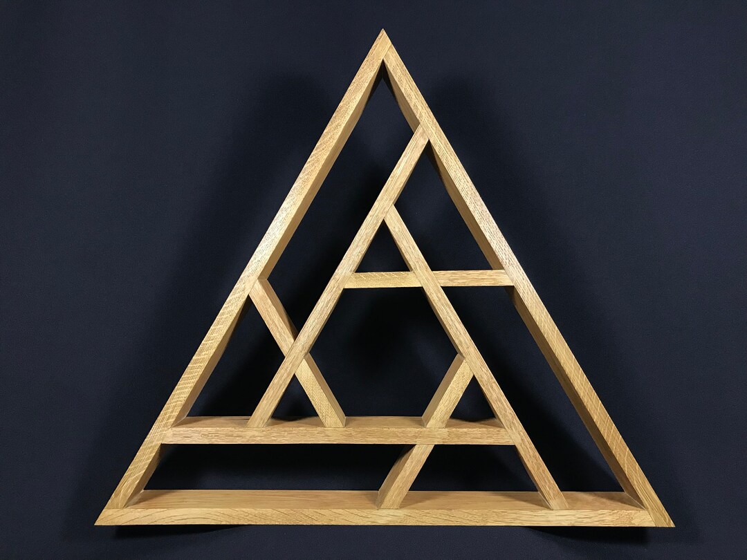 PLANS ONLY: Oak Altar Shelf, Geometric Triangle - Etsy