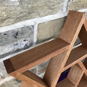 Oak Altar Shelf Geometric Hexagon - Etsy