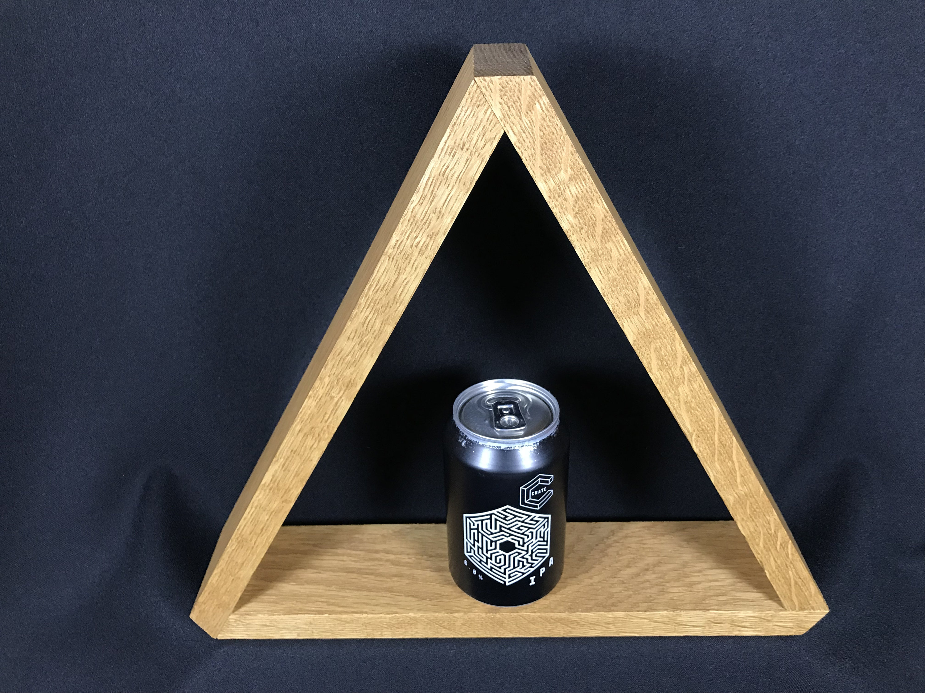 Oak Altar Shelf Geometric Triangle - Etsy