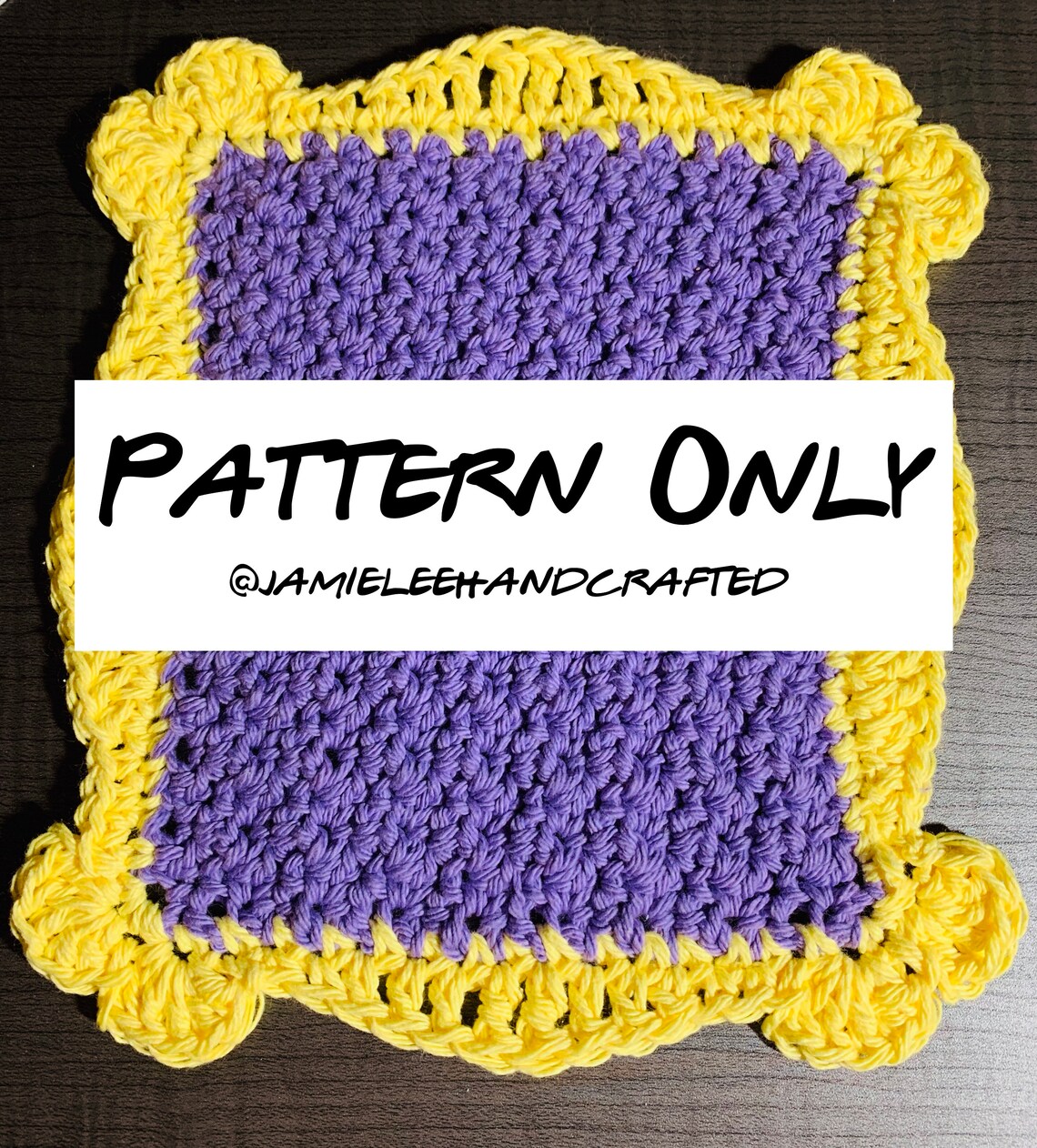 FRIENDS Peephole Frame Crochet Cloth Pattern - Etsy