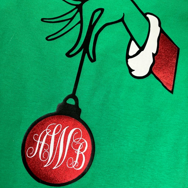 Grinch Monogram Svg - Etsy