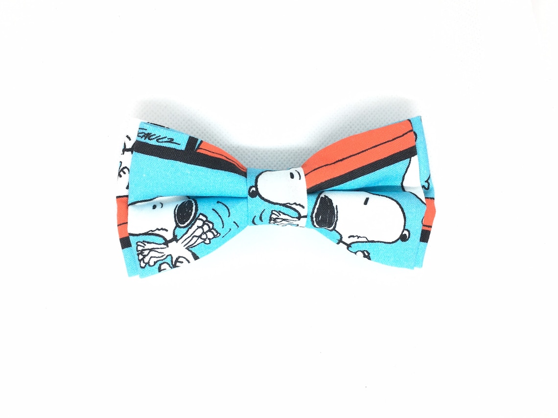 Comic Snoopy Blue Pre Tie Bow Tie Mens Adult Kids Adjustable - Etsy UK