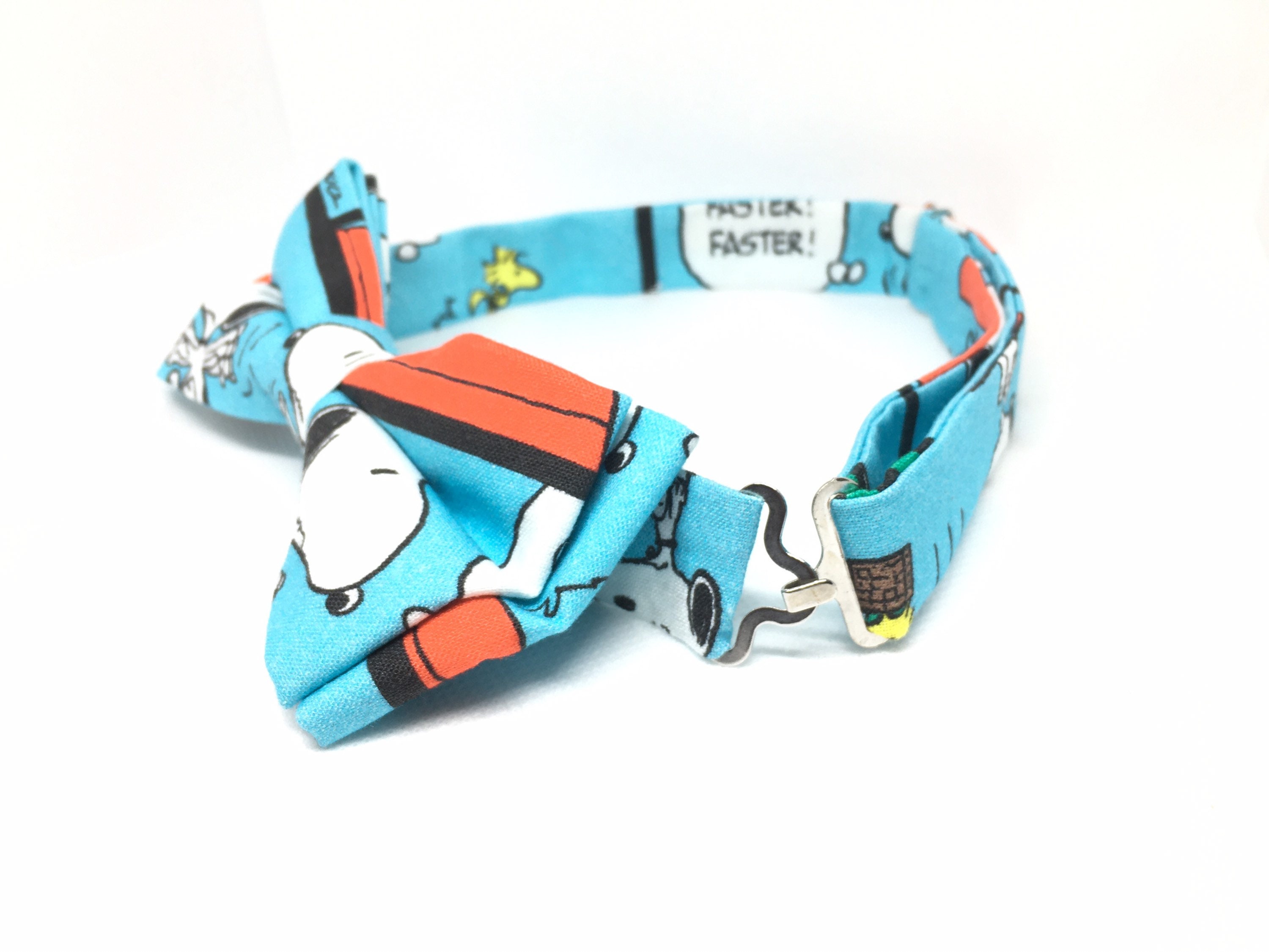 Comic Snoopy Blue Pre Tie Bow Tie Mens Adult Kids Adjustable - Etsy UK