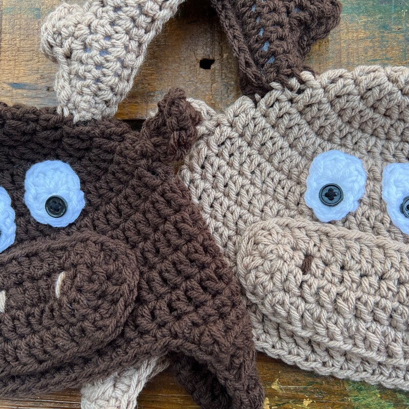 Crochet Moose Hat - Etsy