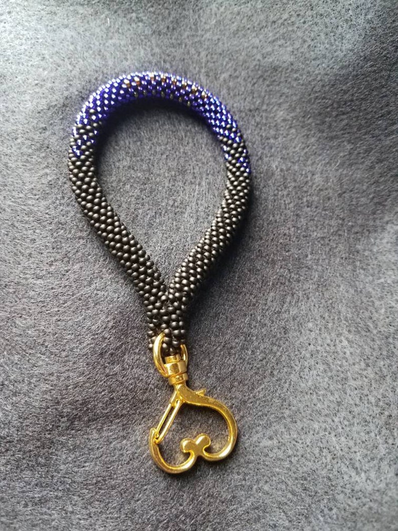 Handmade Beaded Rope Wrist Key Chain - Etsy.de