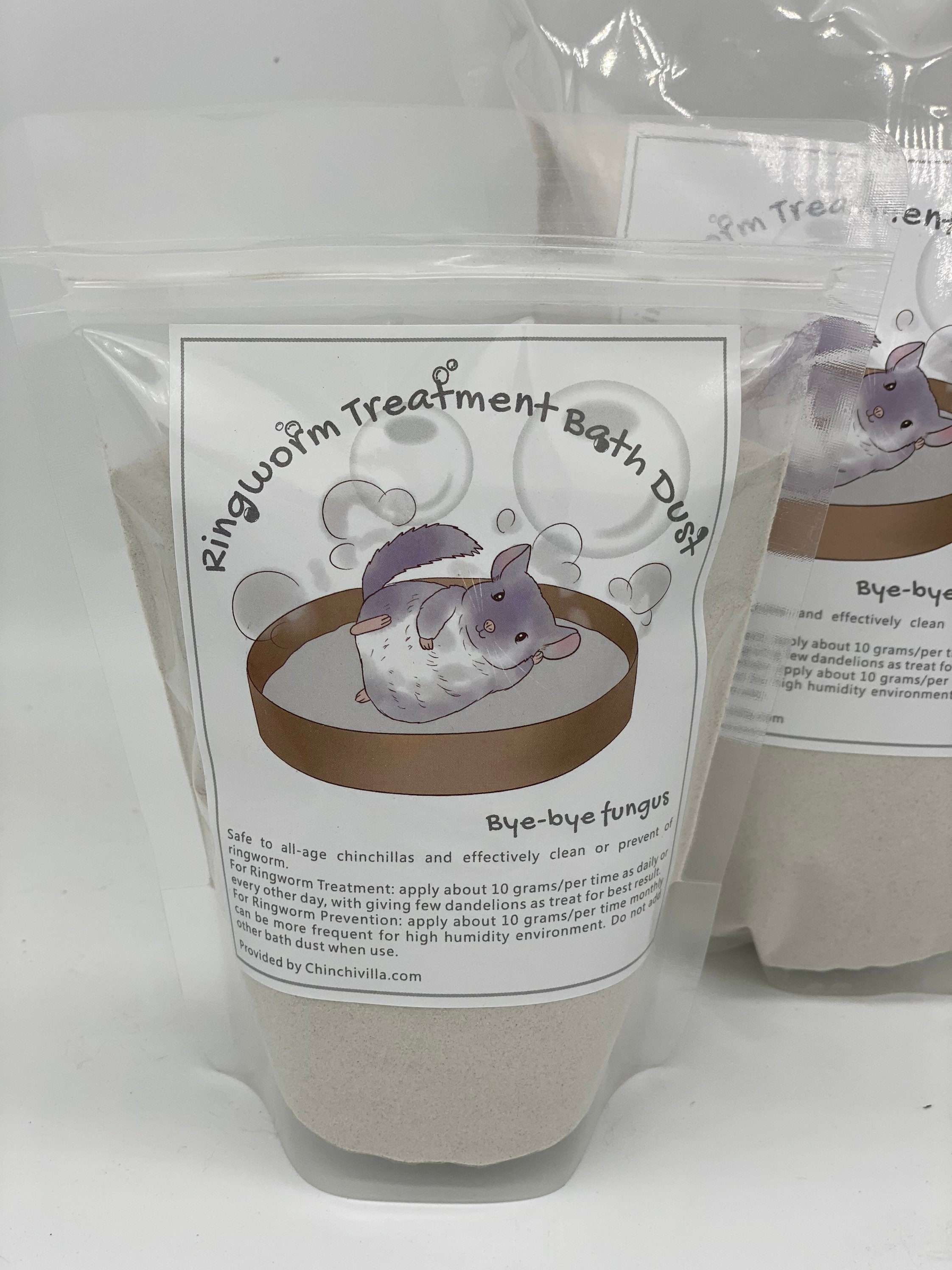 Chinchilla Ringworm Treatment Bath Dust - Etsy