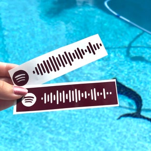 Spotify Code Decal Custom Spotify Sticker Spotify Code | Etsy