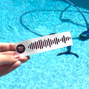 Spotify Code Decal Custom Spotify Sticker Spotify Code | Etsy
