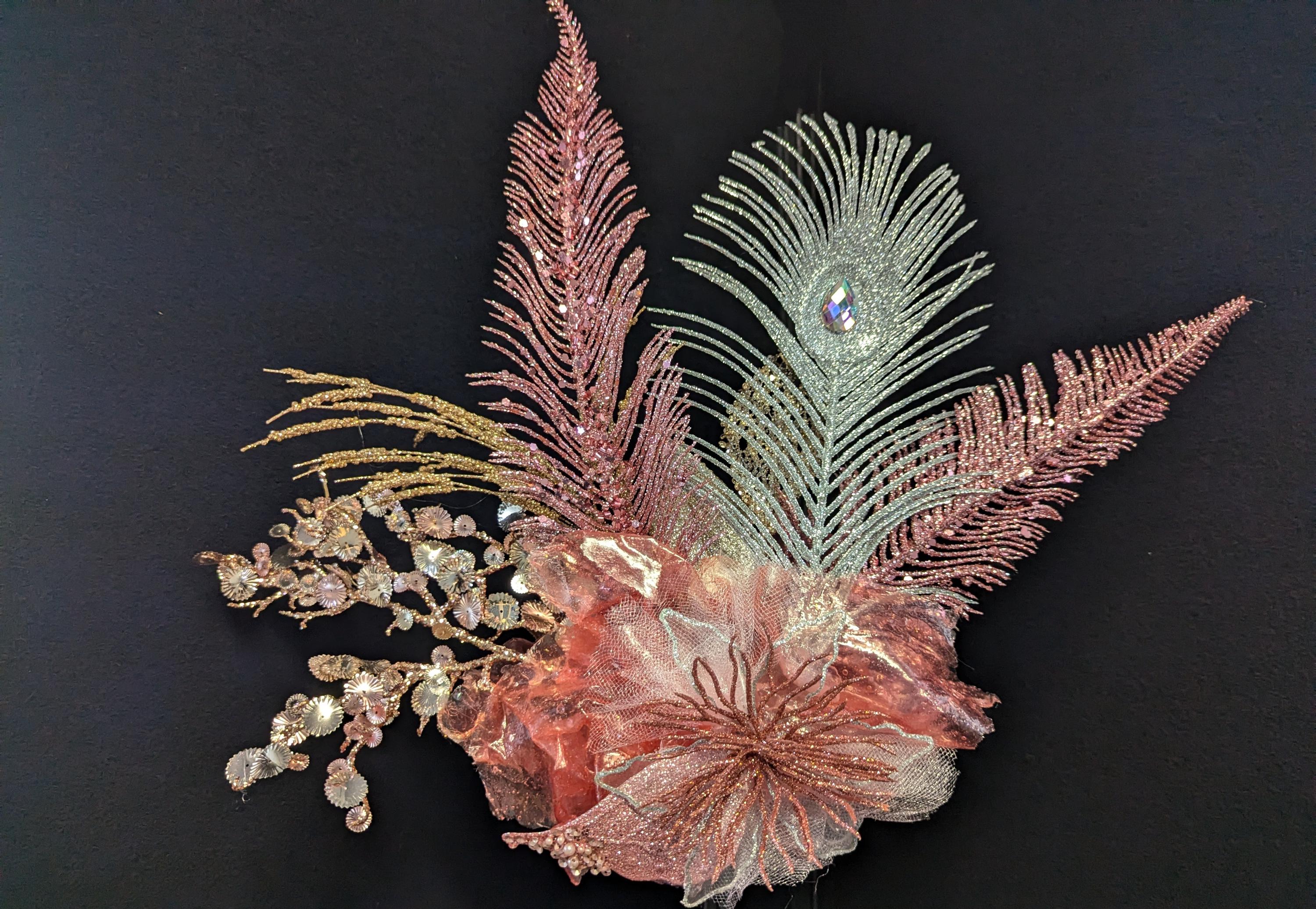 Luxury Holiday Tree Topper / Centerpiece - Pink, Gold, and Silver - Etsy