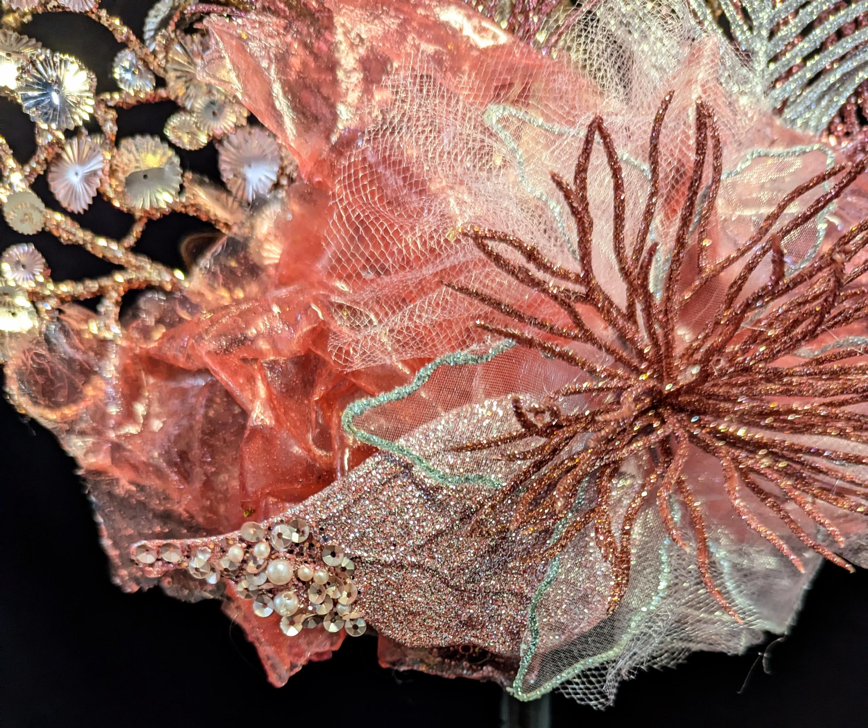 Luxury Holiday Tree Topper / Centerpiece - Pink, Gold, and Silver - Etsy
