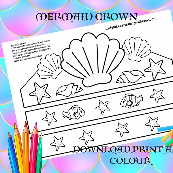 Mermaid Crown - Etsy