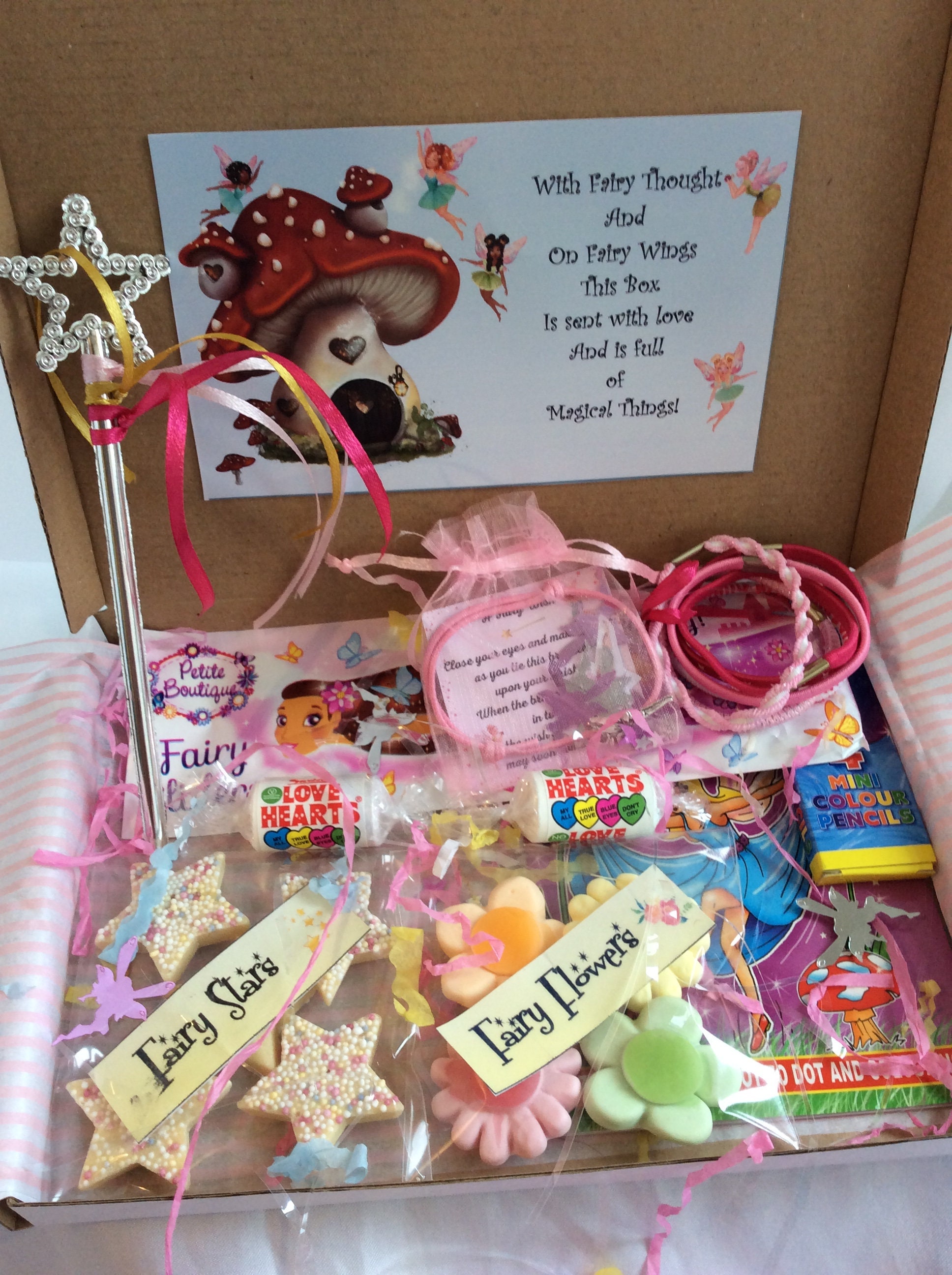 Fairy Letterbox Gift/fairy Treat Box/ Fairy Gifts/well Done Gift/girl's ...