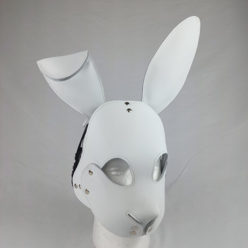 White Rabbit Mask - Etsy
