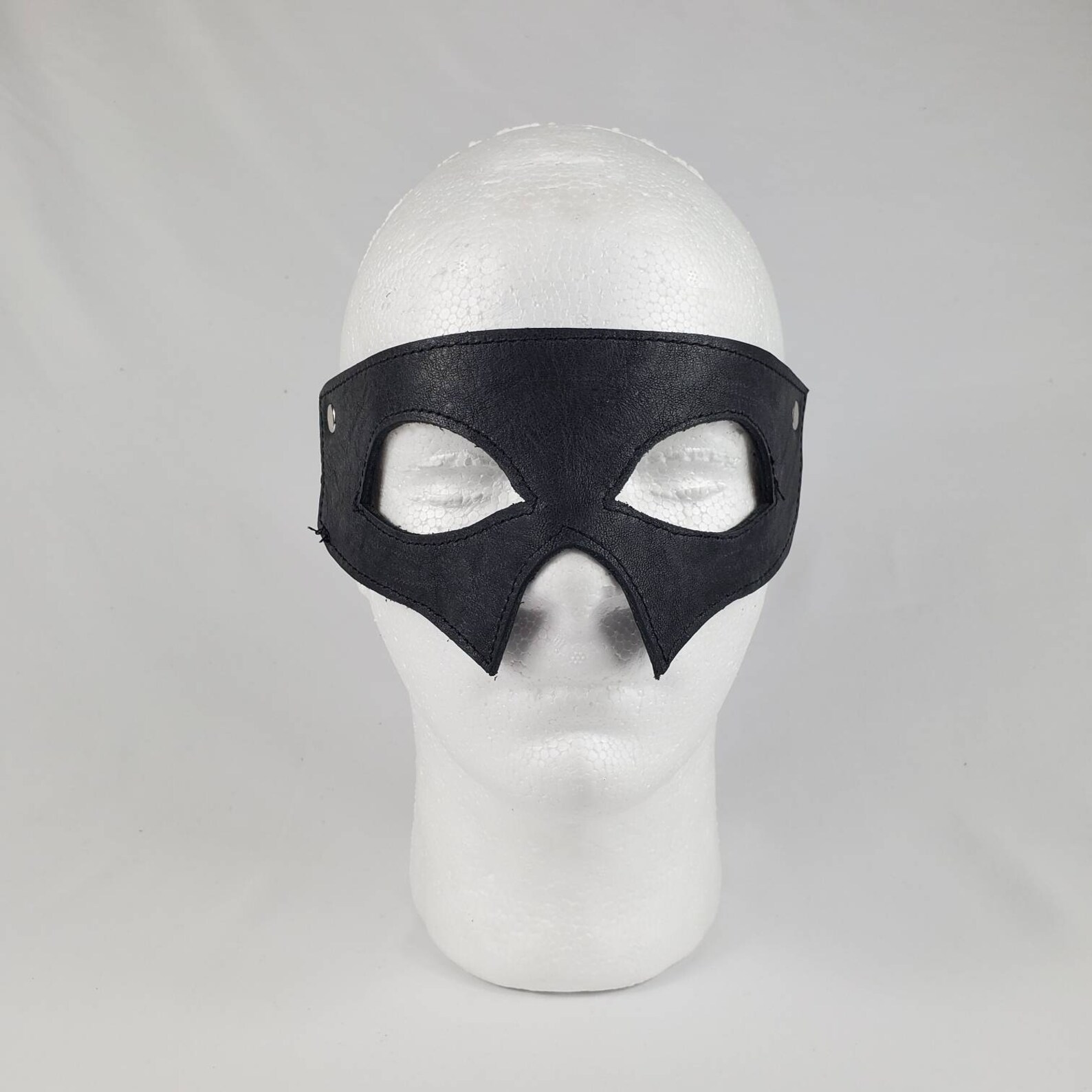 Simple Executioner Black Leather Eye BDSM Mask - Etsy